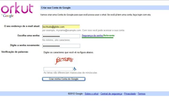 como-criar-uma-conta-no-orkut - Blog Brasil